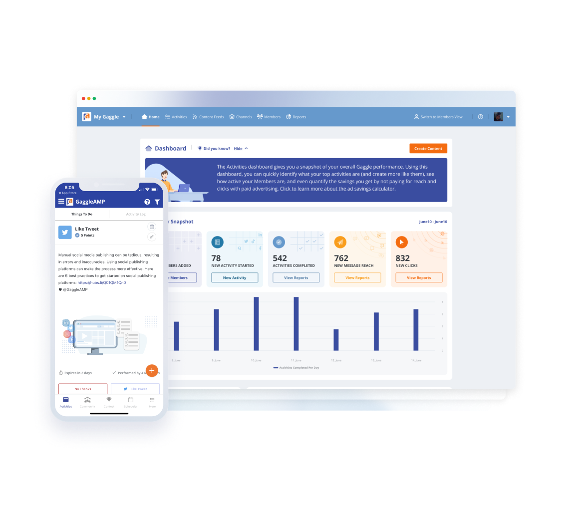 Your Employee Advocacy Program Starts Here | GaggleAMP